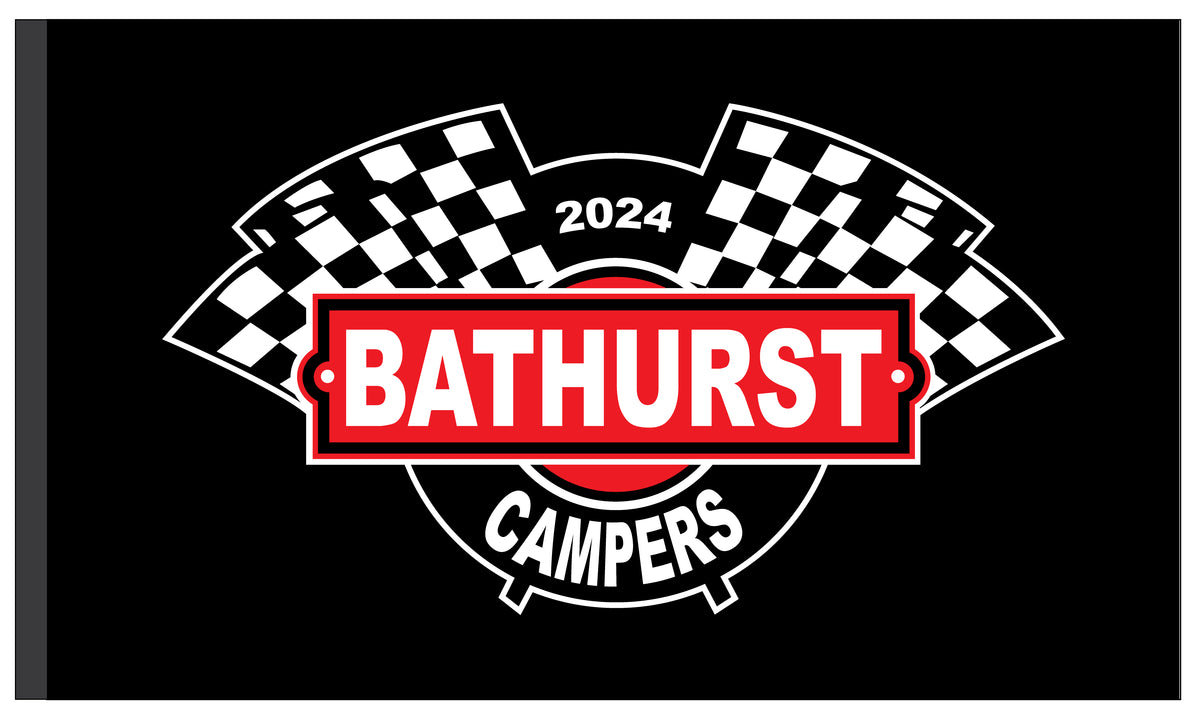 2024 Bathurst Campers Flag – Race Merch