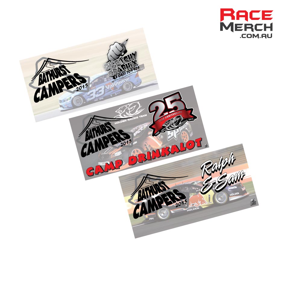 2024 Bathurst Custom Campsite Banner – Race Merch
